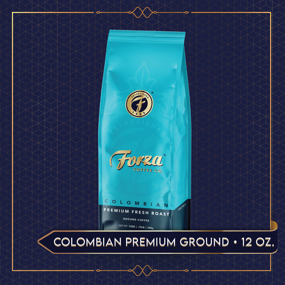 Traditional Colombian Ground -12oz - Forza Coffee Co.